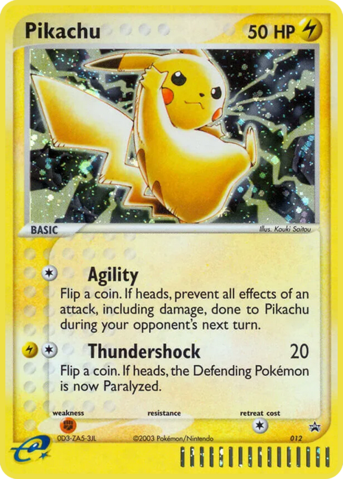 Pikachu (Nintendo Promo 12 TCG) - WikiDex, la enciclopedia Pokémon