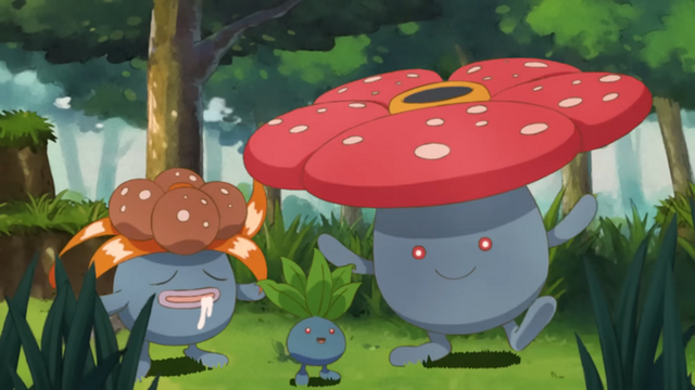 Archivo:TAJCC02 Gloom, Oddish y Vileplume.png - WikiDex, la enciclopedia Pokémon