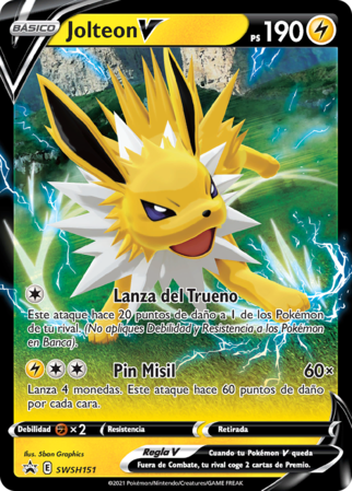 Jolteon V (Cielos Evolutivos TCG) - WikiDex, la enciclopedia Pokémon