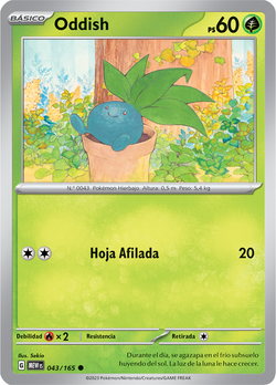 Oddish (151 TCG) - WikiDex, la enciclopedia Pokémon