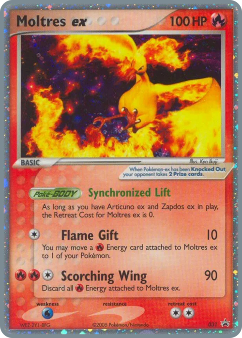 Moltres-ex (Nintendo Promo 31 TCG) - WikiDex, la enciclopedia Pokémon
