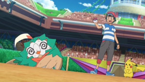 Rowlet de Ash - WikiDex, la enciclopedia Pokémon