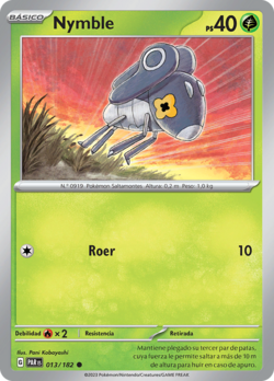 Nymble (Brecha Paradójica 13 TCG) - WikiDex, la enciclopedia Pokémon
