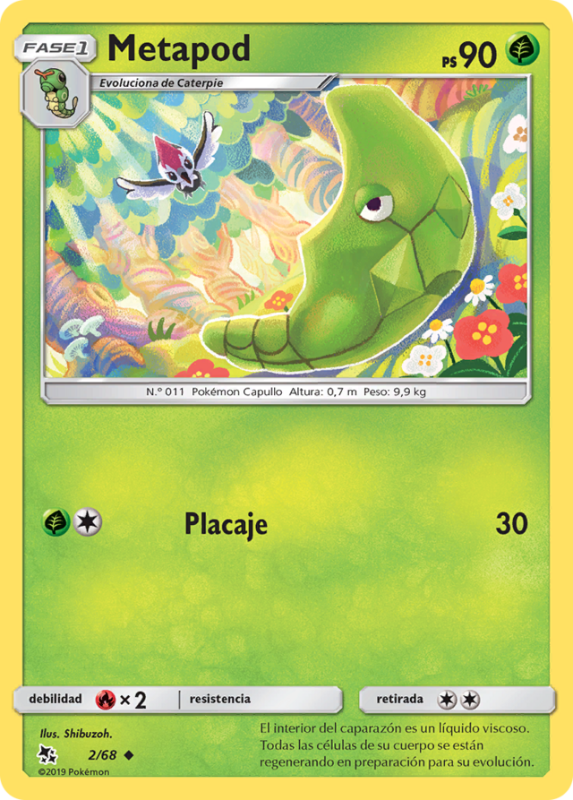 Metapod (Destinos Ocultos TCG) - WikiDex, la enciclopedia Pokémon