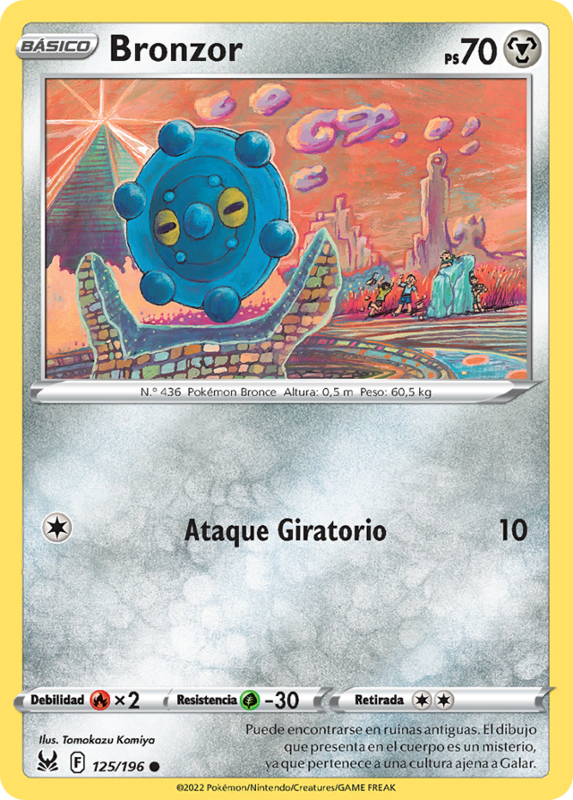 Bronzor (Origen Perdido TCG) - WikiDex, la enciclopedia Pokémon