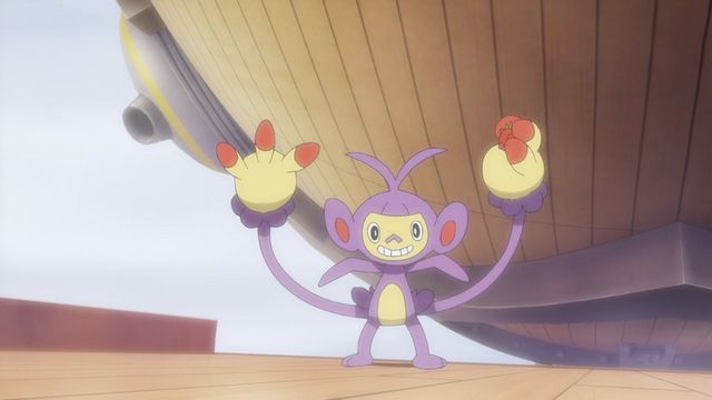 Archivo:EP1267 Ambipom.png - WikiDex, la enciclopedia Pokémon