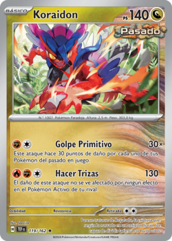 Koraidon (Fuerzas Temporales TCG) - WikiDex, la enciclopedia Pokémon