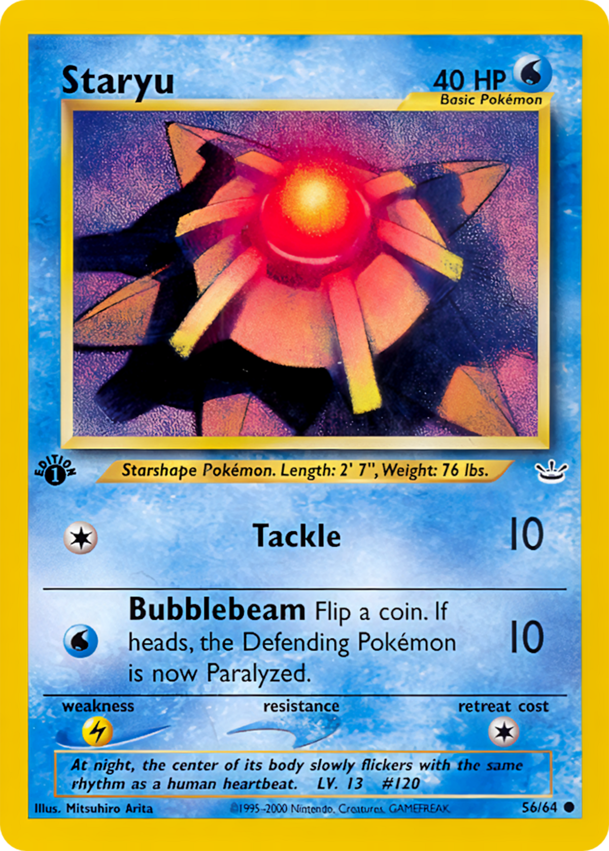Staryu (Neo Revelation TCG) - WikiDex, la enciclopedia Pokémon