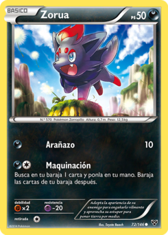 Zorua (XY TCG) - WikiDex, la enciclopedia Pokémon