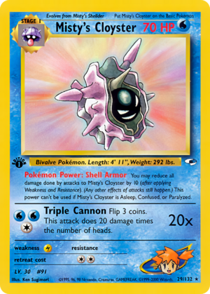 Misty's Shellder (Gym Heroes TCG) - WikiDex, la enciclopedia Pokémon