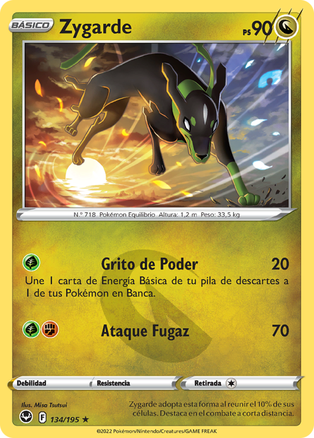 Zygarde (Tempestad Plateada TCG) - WikiDex, la enciclopedia Pokémon