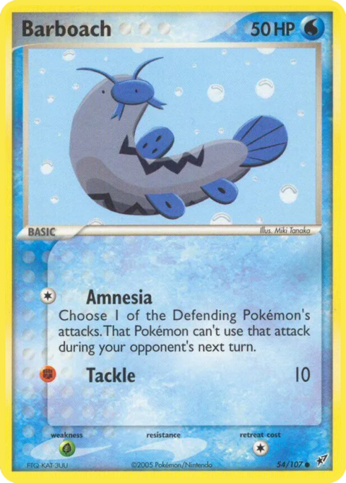 Barboach (Deoxys TCG) - WikiDex, la enciclopedia Pokémon