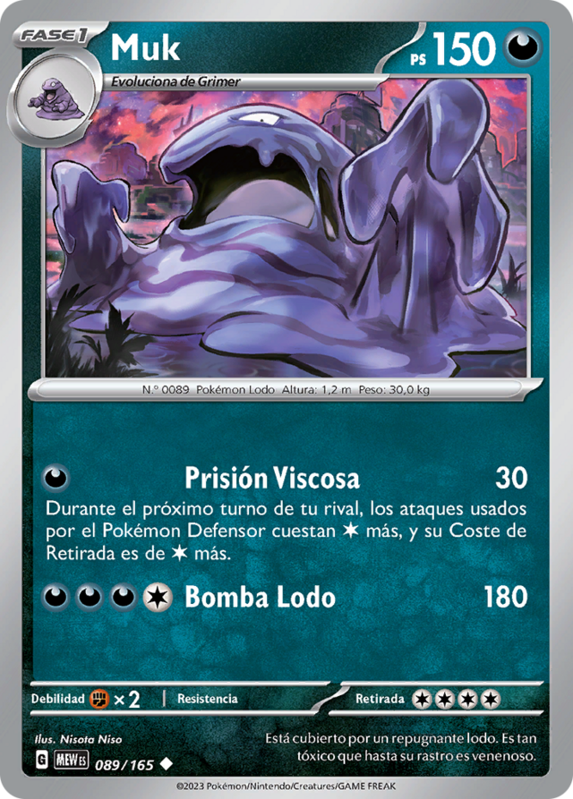 Muk (151 TCG) - WikiDex, la enciclopedia Pokémon