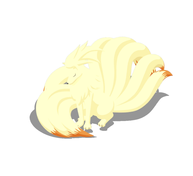 Archivo:Ninetales cola liviana Sleep.png - WikiDex, la enciclopedia Pokémon