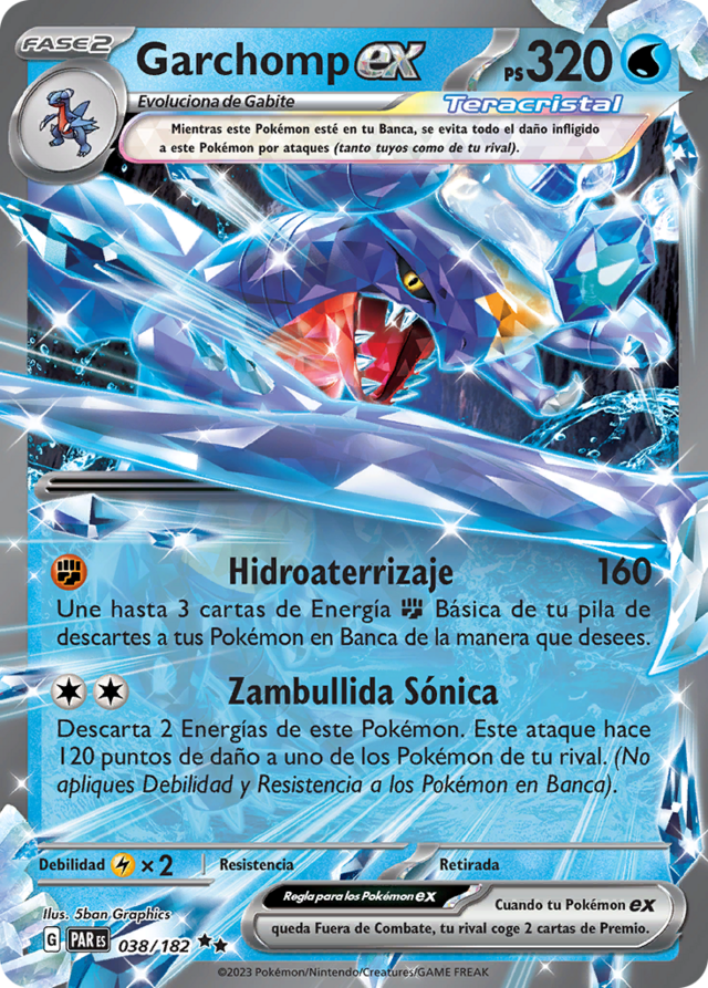 Garchomp ex (Brecha Paradójica TCG) - WikiDex, la enciclopedia Pokémon