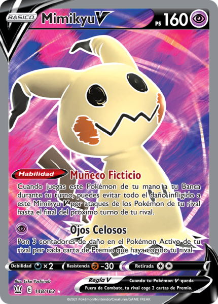 Mimikyu V (Estilos de Combate TCG) - WikiDex, la enciclopedia Pokémon